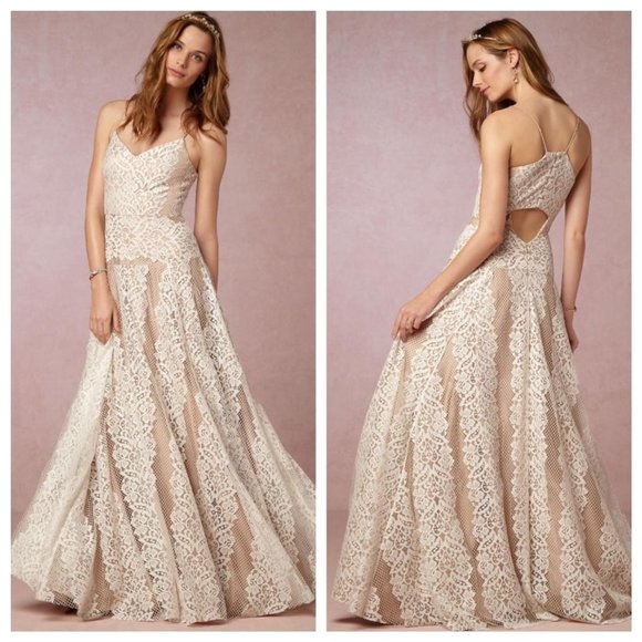 Tracy Reese | Dresses | Bhldn Tracy Reese Larkin Wedding Gown Size 2 ...